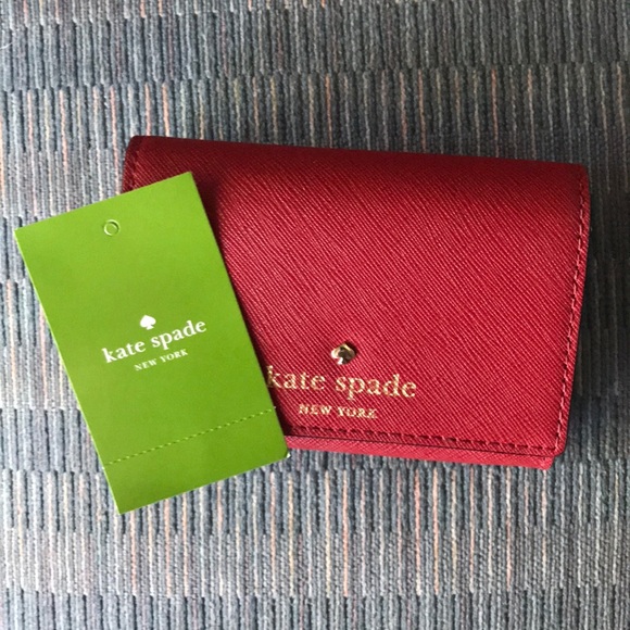 kate spade | Bags | Kate Spade Mini Red Wallet | Poshmark